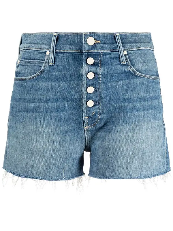 MOTHER The Pixie Dazzler Denim Shorts
