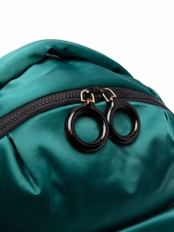 Forest green Clōe Backpack K-Cliffs Classic School Backpack - 18x13x6 Polyester - Green  main image 2