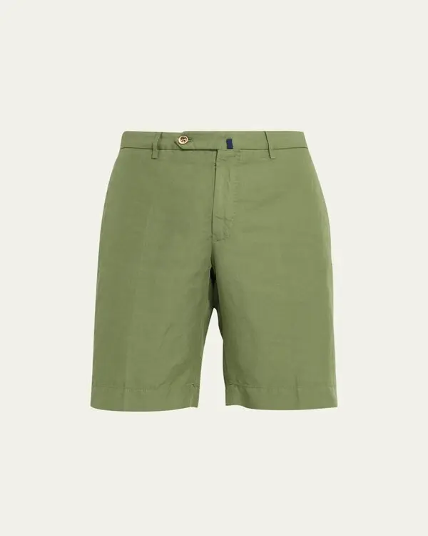 Incotex Omaha Chinolino Shorts Verde Editorialist