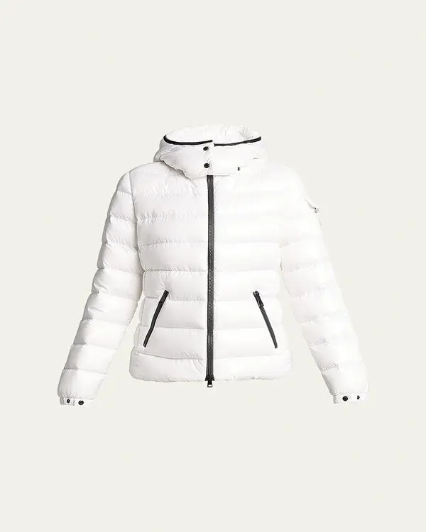 Moncler Bady Fitted Puffer Jacket - White