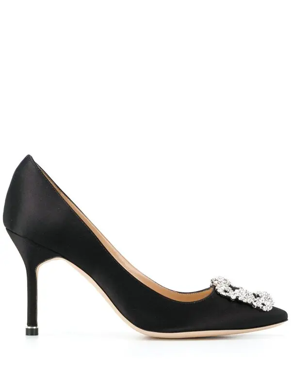 Manolo Blahnik Hangisi Pumps - Black