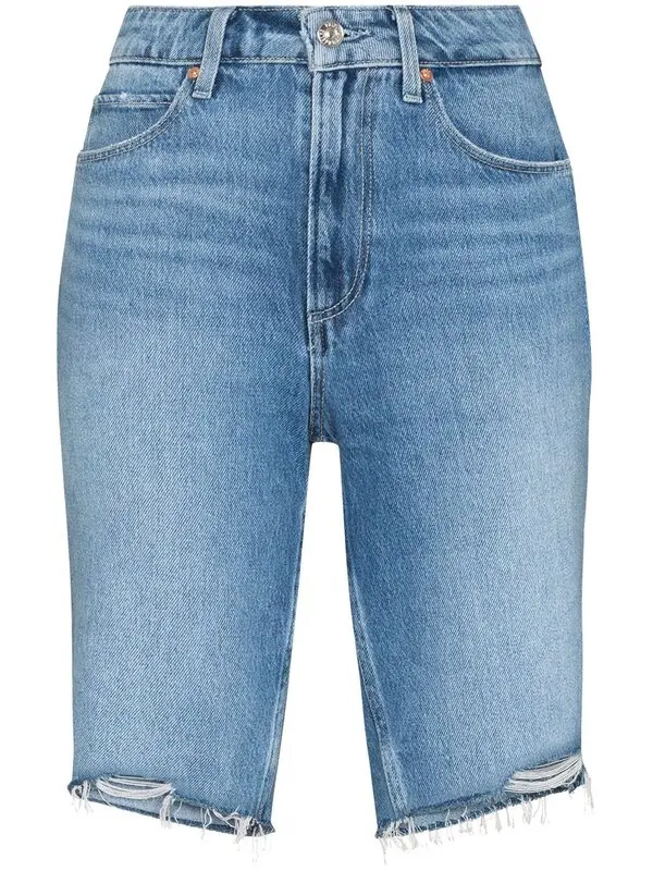 Paige Robbie Denim Bermuda Shorts