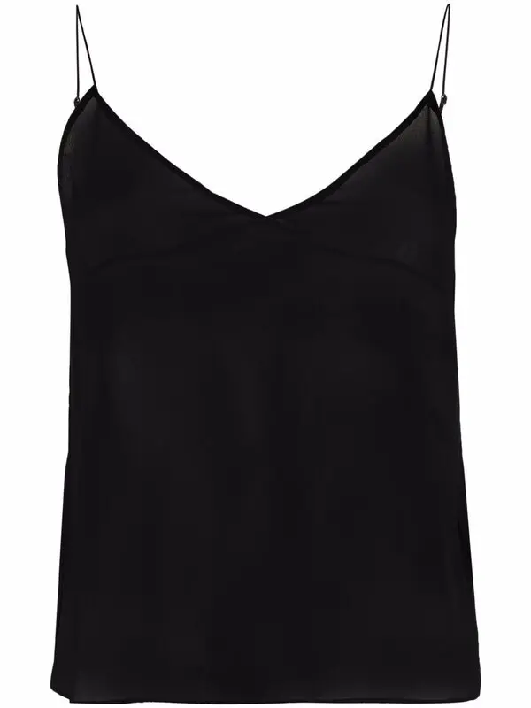 Saint Laurent Sheer-panel Top