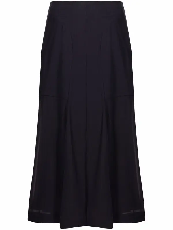 FERRAGAMO High-waisted Midi Skirt