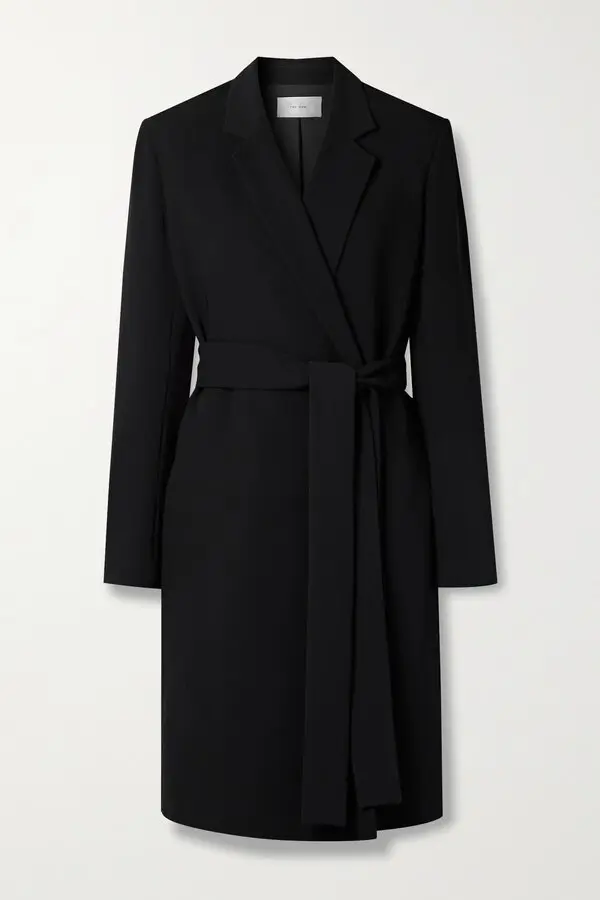 THE ROW Essentials Harri Belted Cady Coat