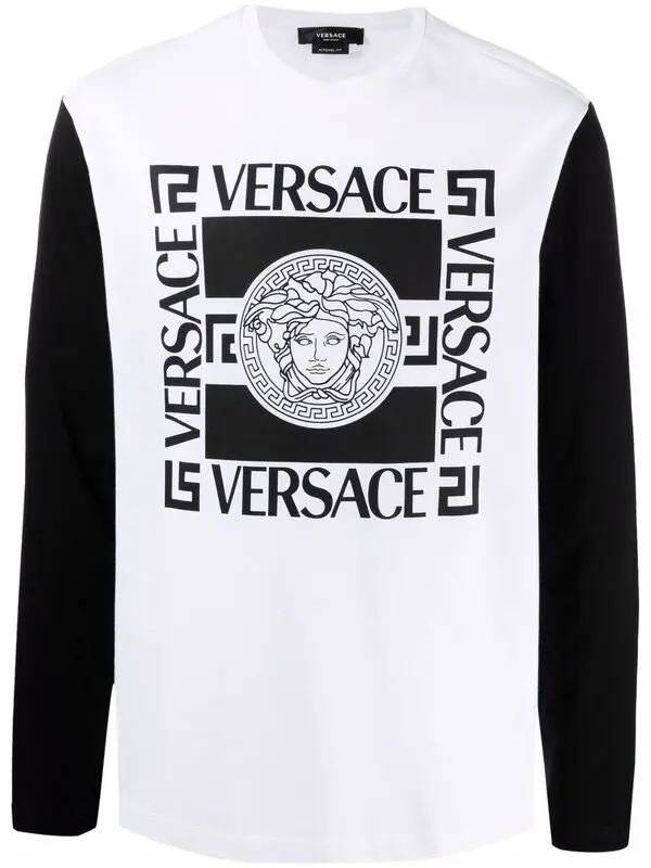 Versace Medusa-Motif T-Shirt - White | Editorialist