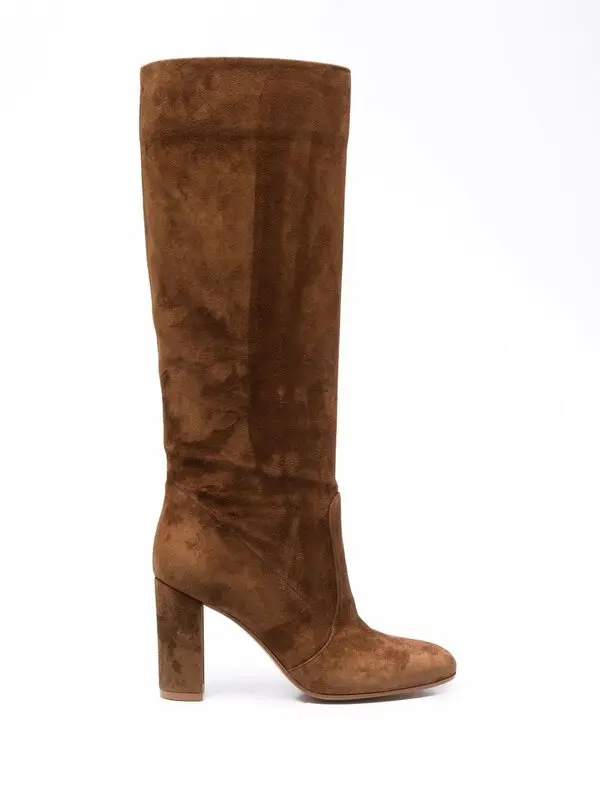GIANVITO ROSSI Glen 85mm Knee-length Boots - Brown