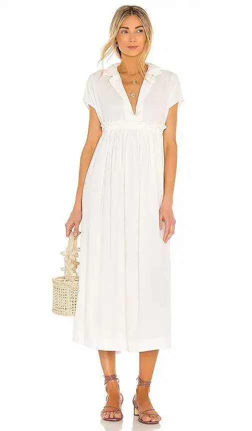 free people white shirt dress Free People X All Occasions Shirt Dress - Ivory