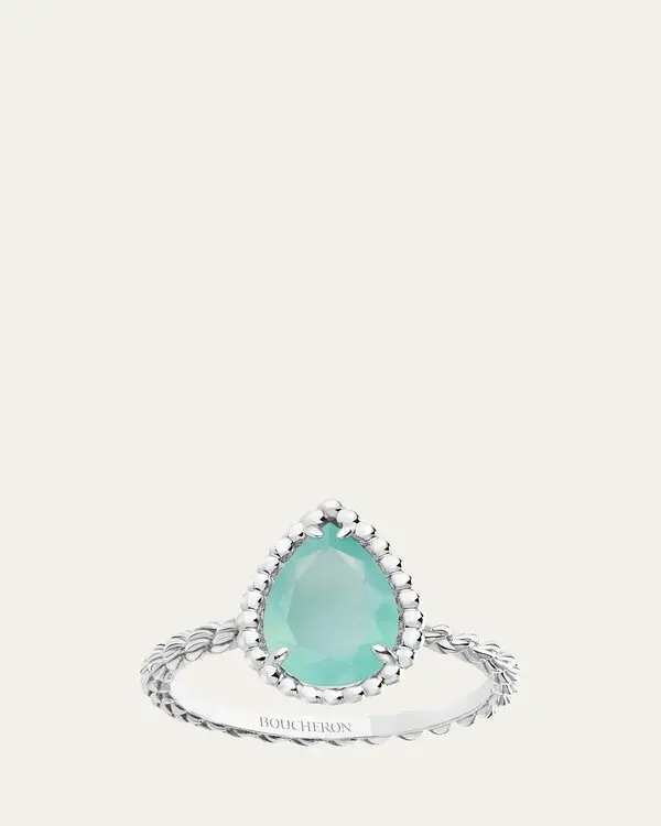 Boucheron Serpent Bohème Small Aquaprase Ring