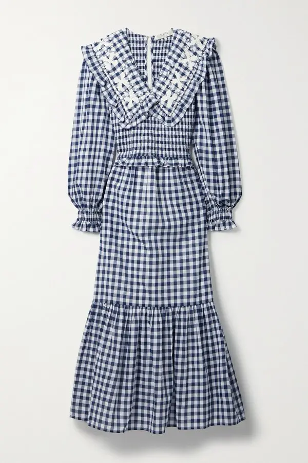 ganni charron dress blue GANNI Mid Blue Stone Tapestry Denim Mini Dress Mid Blue / 38 main image 0