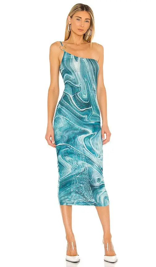 Farai London Skye Dress In Blue - 35% Off