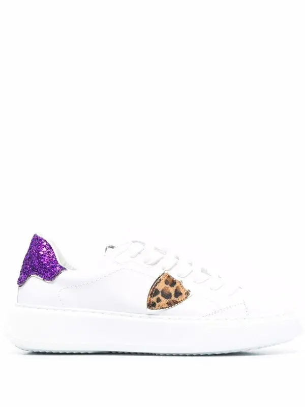 Philippe Model Temple Veau Low-top Sneakers - White