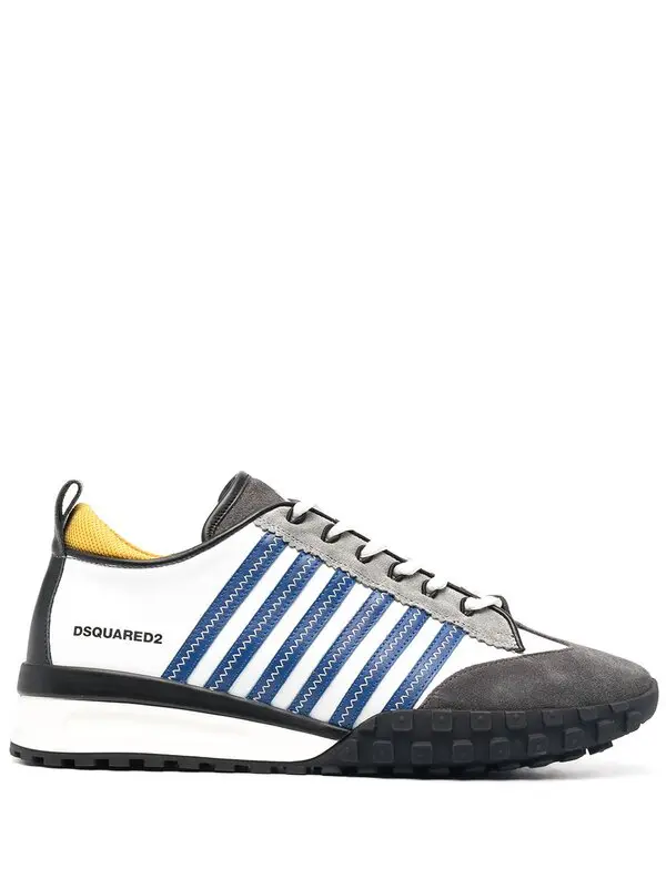 Dsquared2 Jagged Stripe Low-top Sneakers