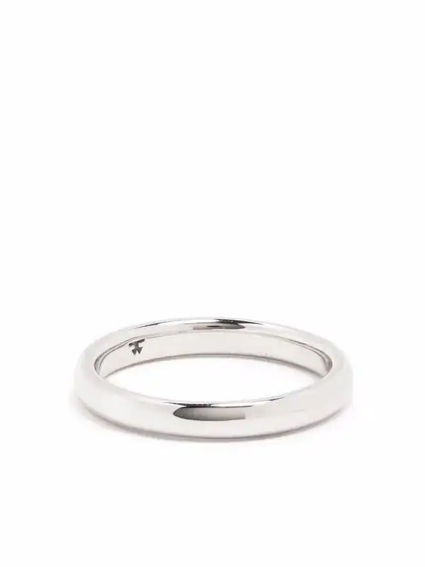 Tom Wood Classic Band Slim Polished Ring - Silver | Editorialist