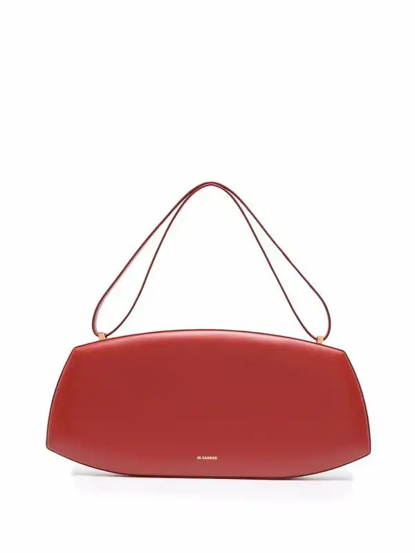 Jil Sander Taos Medium Case Bag In Red - 30% Off | Editorialist