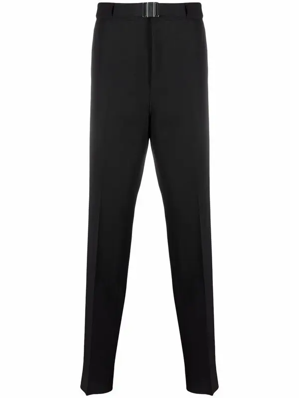 Givenchy Belted Wool Tailored Trousers