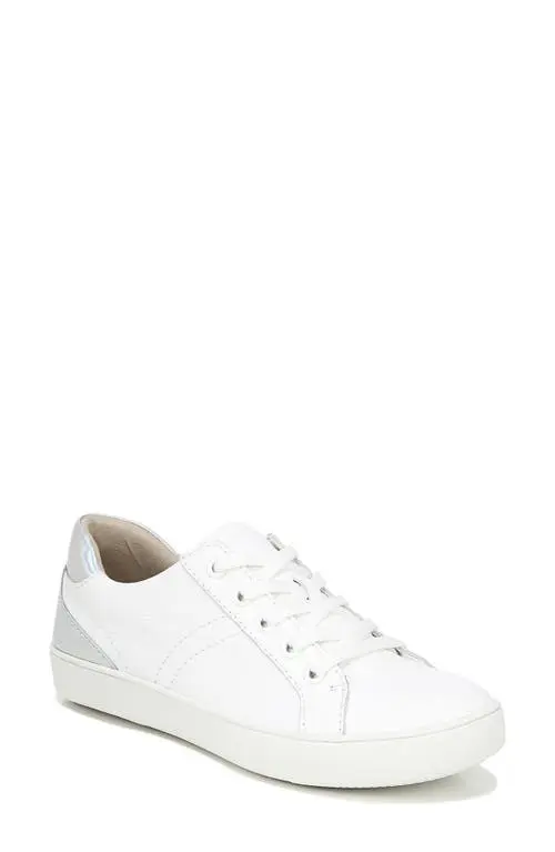 Naturalizer Morrison Lace Up Sneakers - White/white Leather