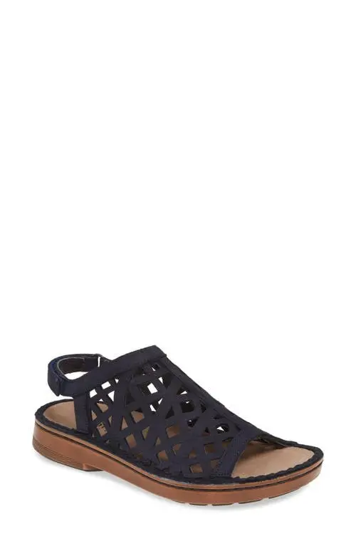 Naot Amadora Slingback Sandal - Navy Velvet