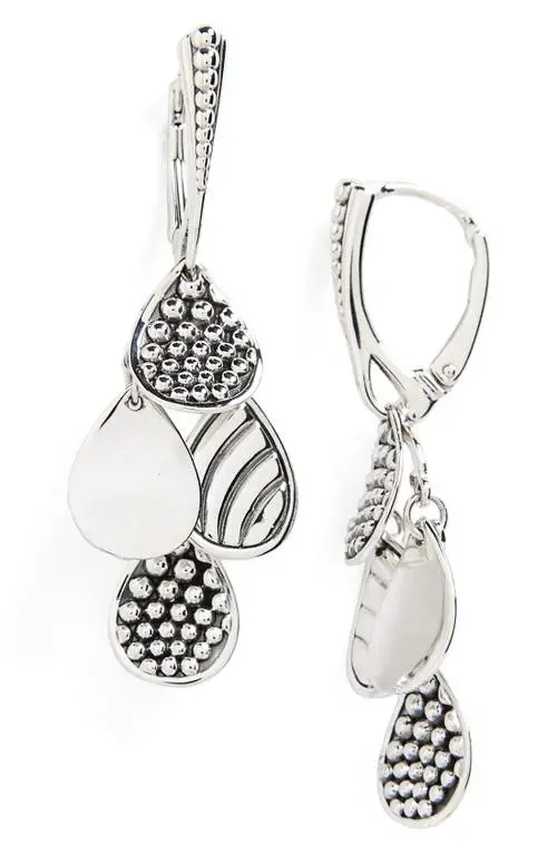 Lagos Caviar Tiered Drop Earrings