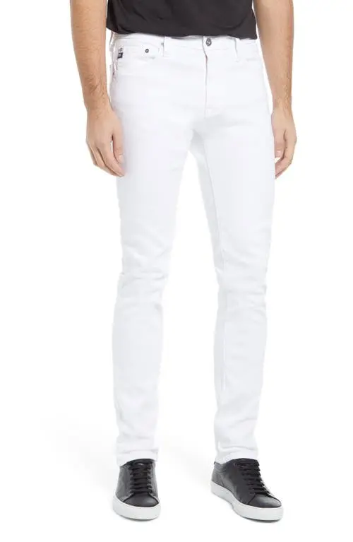 Ag Tellis Slim Fit Jeans - White