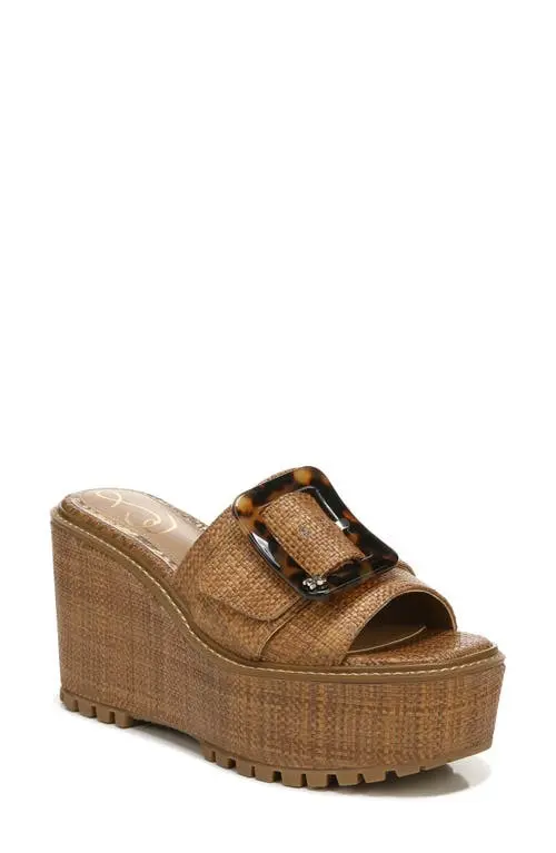 Sam Edelman Livi Platform Slide Sandal In Brown - 59% Off | Editorialist