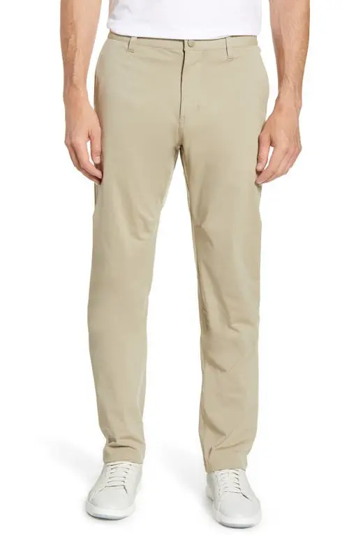 RHONE Commuter Straight Fit Trousers - Khaki