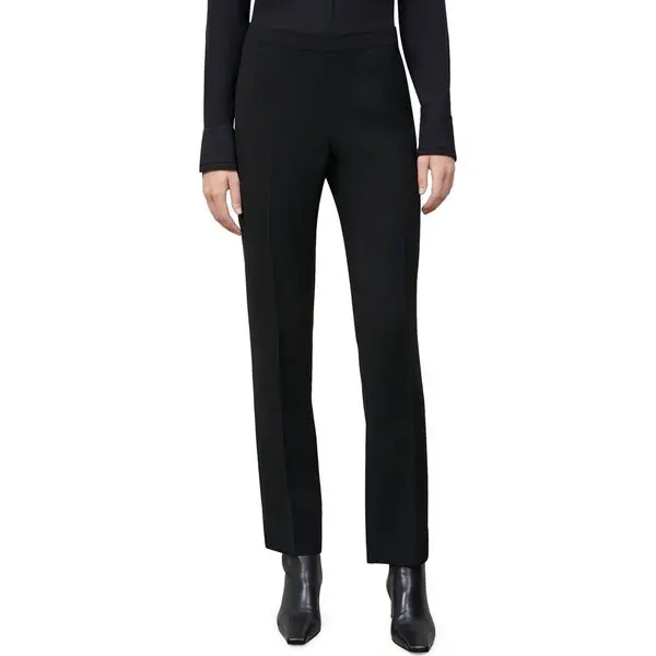 Lafayette 148 New York Bleecker Finesse Crepe Pants - Black