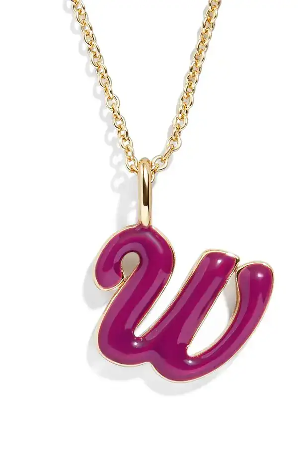 Baublebar Iliana Initial Pendant Necklace In Gold 40% Off
