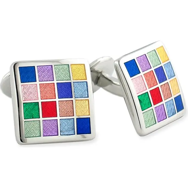 David Donahue Sterling Cuff Links - Silver