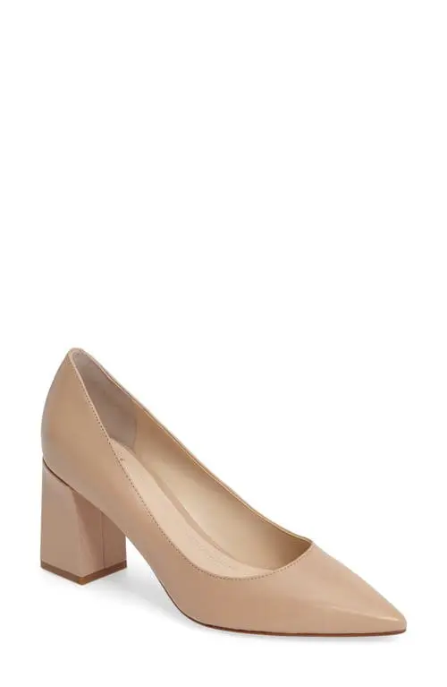 Marc Fisher Zala Pump - Lite Latte Leather