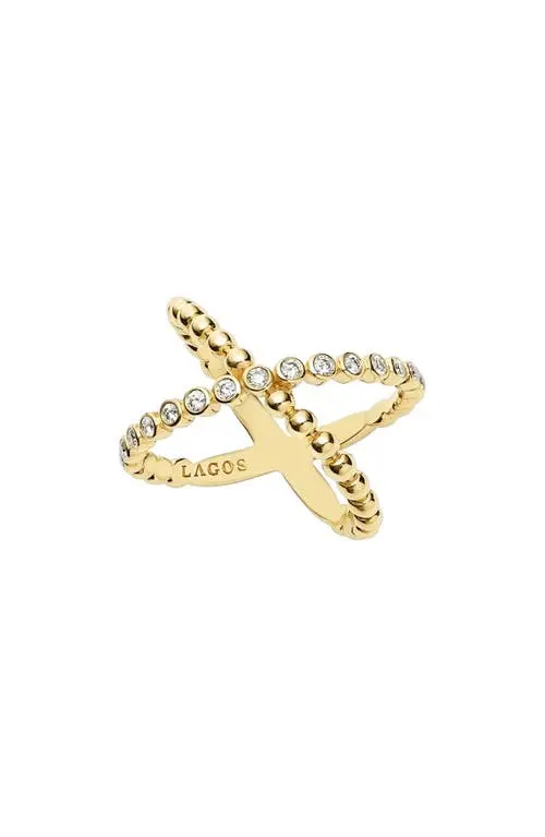 Lagos Caviar Crisscross Ring