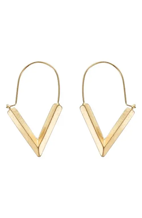 PANACEA V-hoop Earrings