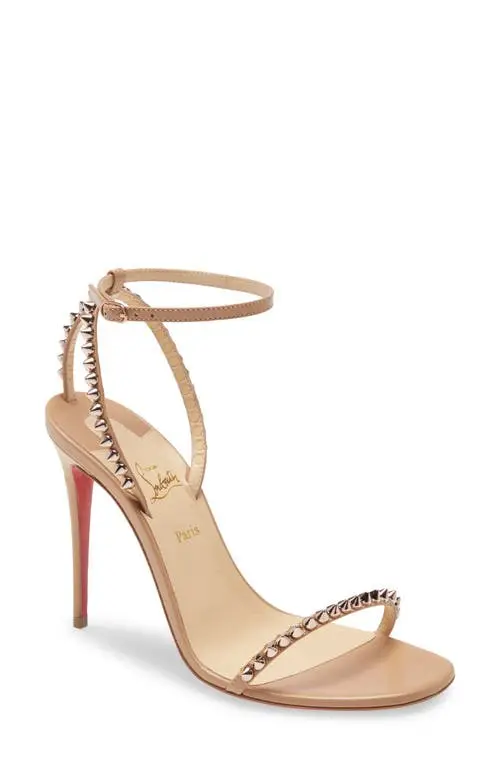 CHRISTIAN LOUBOUTIN So Me Studded Sandals - Nude