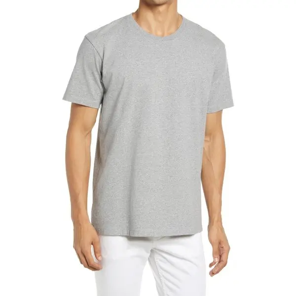 FRAME Logo Cotton T-shirt - Gris