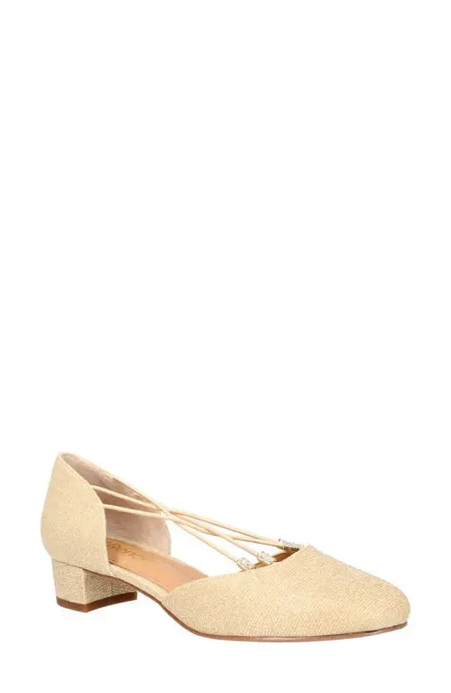 J. Reneé Elastic D'orsay Pumps - Gold