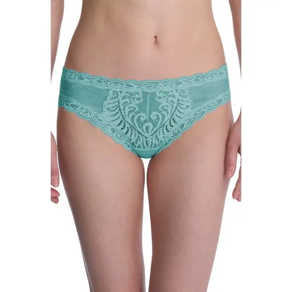 Natori Feathers Hipster Briefs - Bright Teal