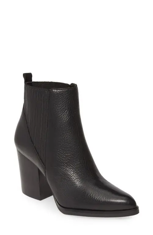 Marc Fisher Alva Bootie - Black Leather