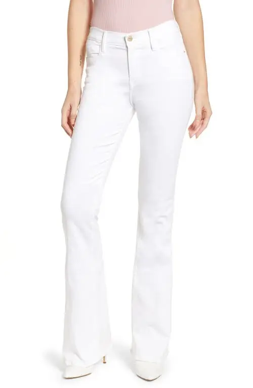 FRAME Le High Flare Jeans - Blanc