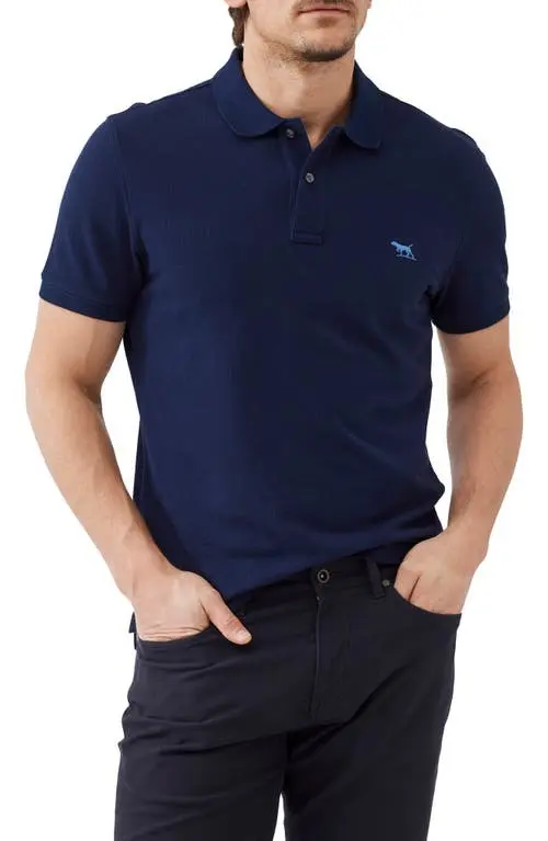 Rodd & Gunn Gunn Piqué Sports Fit Cotton Polo - Eclipse
