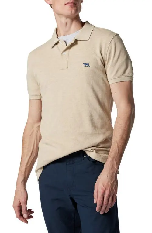 Rodd & Gunn Gunn Piqué Sports Fit Cotton Polo - Oat