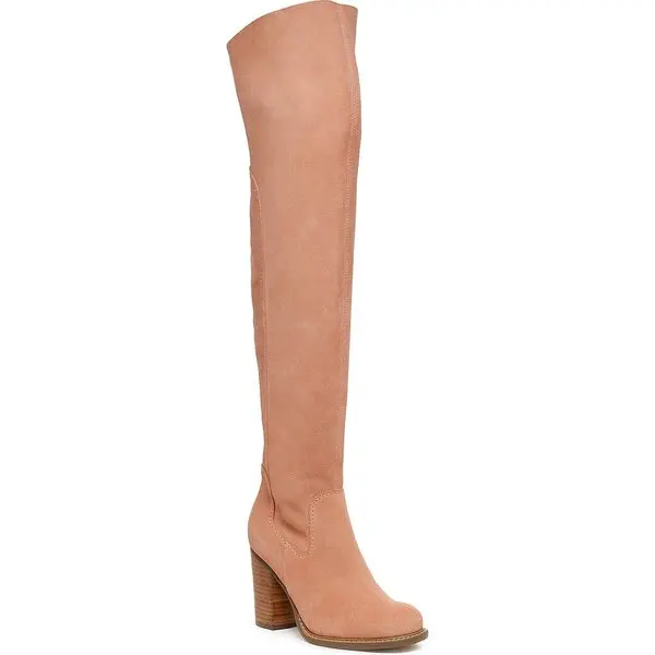 KELSI DAGGER BROOKLYN Logan Over The Knee Boot - Mauve