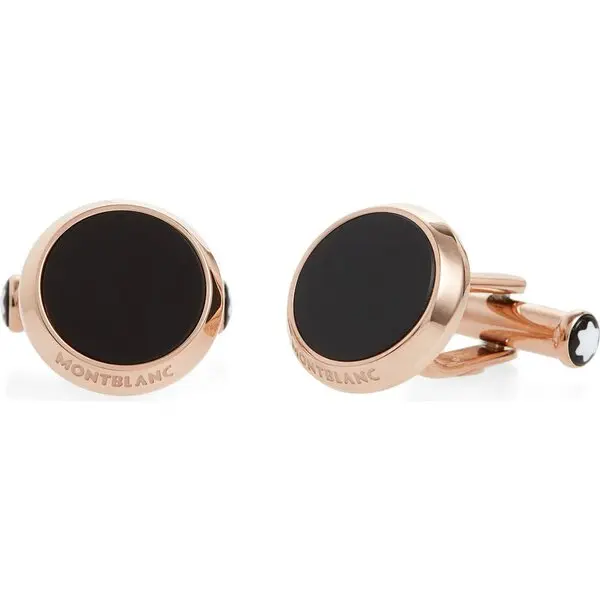 MONTBLANC Onyx Cuff Links - Black