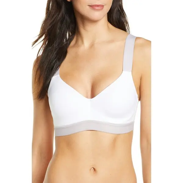 Natori Dynamic Contour Underwire Sports Bra - White/lead