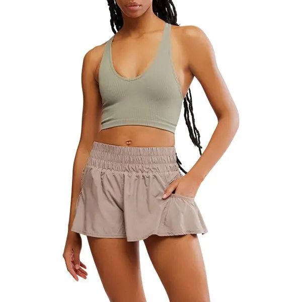 Free People Free Throw Crop Tank - Sage Stone