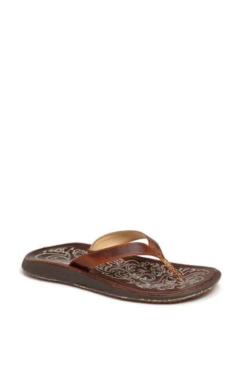 Olukai Paniolo Flip Flop - Natural/natural