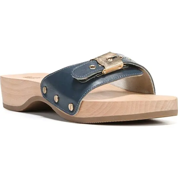 Dr. Scholl'S Original Collection Platform Slide Sandal - Navy
