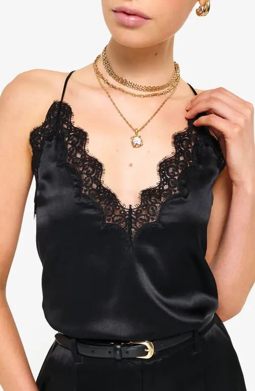 Cami Nyc Everly Silk Camisole - Black