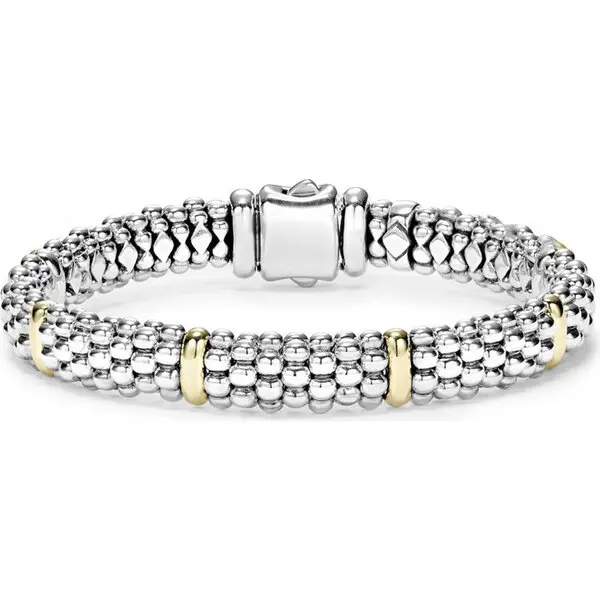 Lagos Caviar Rope Bracelet - Silver