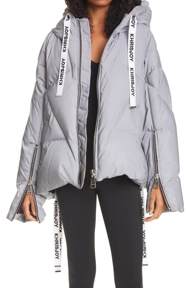 Khrisjoy Khris Iconic Hooded Down Puffer Jacket In Reflective - 55% Off ...