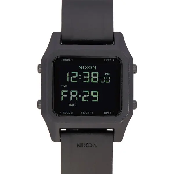 Nixon Staple Digital Strap Watch - Black
